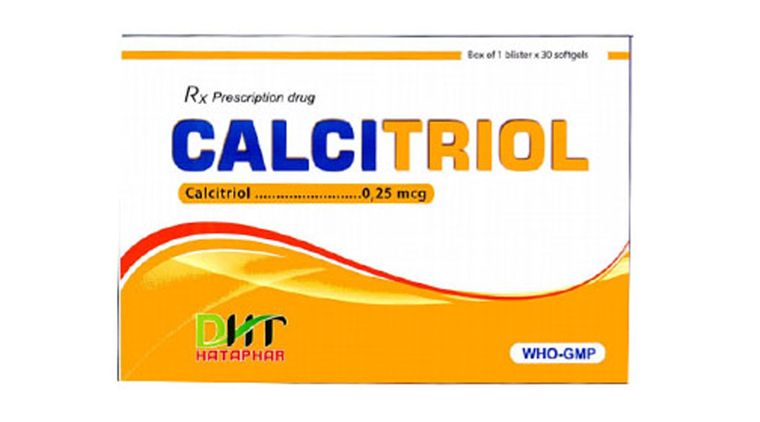 Calcitriol DHT 0.25mcg trị loãng xương, còi xương (3 vỉ x 30 viên) - 08 ...