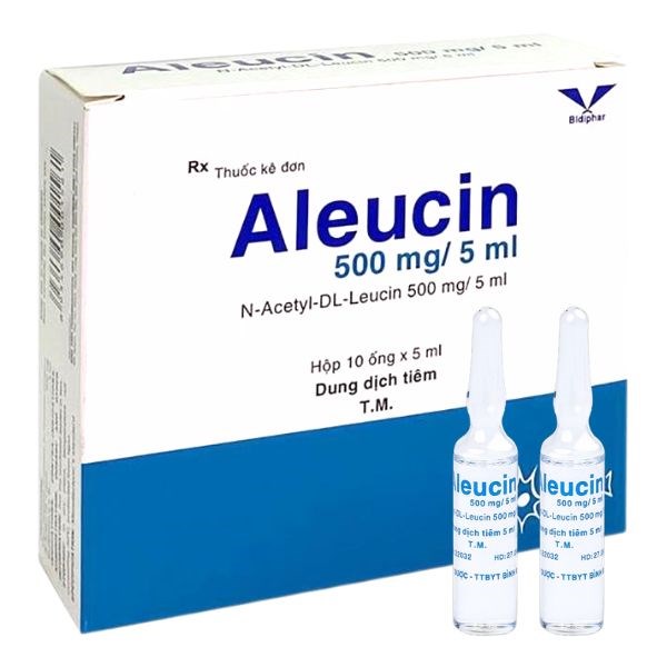 Dung dịch tiêm Aleucin 500mg/5ml điều trị triệu chứng chóng mặt (10 ống ...