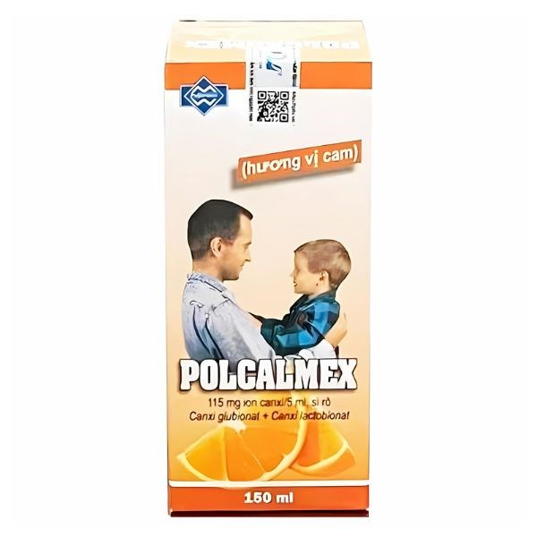 Siro Polcalmex Polfarmex vị cam bổ sung Canxi chai 150ml - 08/2024 ...