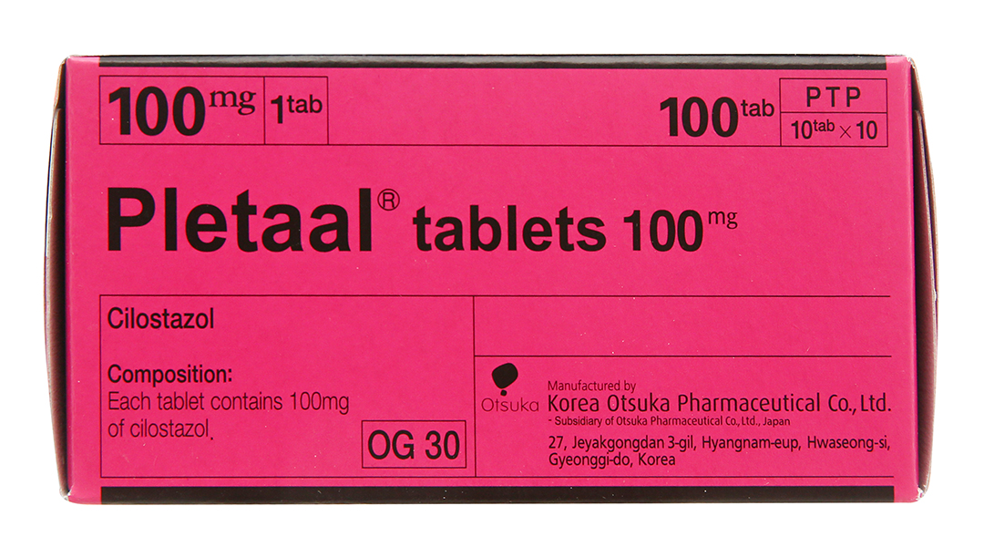 Pletaal Tablets 100mg trị thiếu máu cục bộ (10 vỉ x 10 viên) - 08/2024 ...