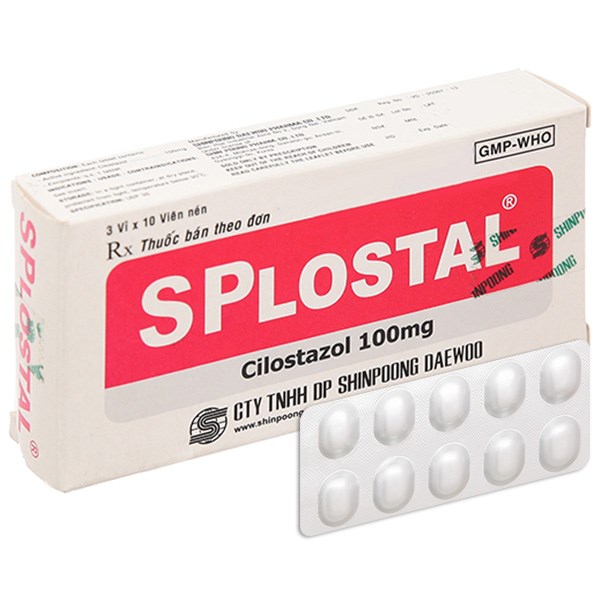 SPLostal 100mg phòng và trị huyết khối (3 vỉ x 10 viên) - 10/2024 ...