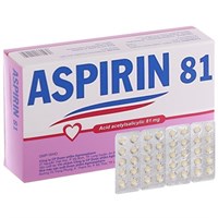 Thuốc Aspirin Agimexpharm 81mg hộp 200 viên-Nhà thuốc An Khang