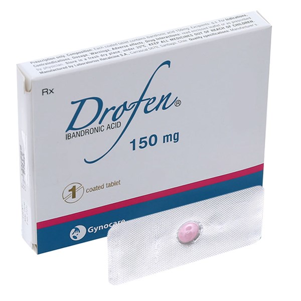 Drofen 150mg trị loãng xương (1 vỉ x 1 viên) - 09/2024 ...