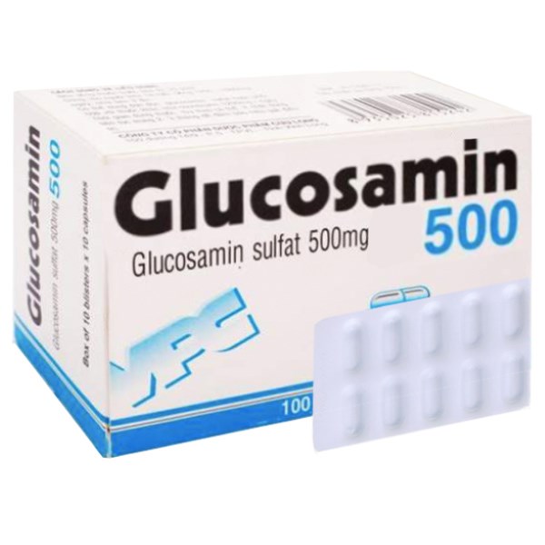 Glucosamin 500 VPC 500mg giảm triệu chứng thoái hóa khớp (10 vỉ x 10 ...