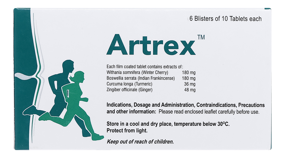 Thuốc Artrex hộp 60 viên-Nhà thuốc An Khang