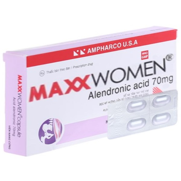 Thuốc điều trị loãng xương Maxlen 70mg hộp 4 viên - Nhà thuốc An Khang