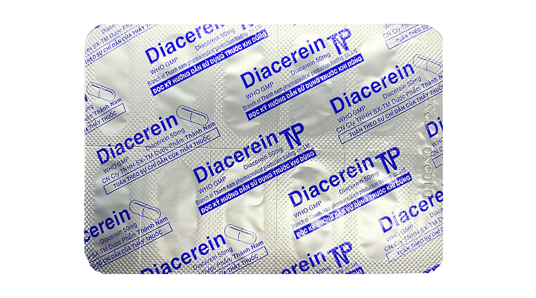 Thuốc Diacerein 50mg hộp 30 viên-Nhà thuốc An Khang