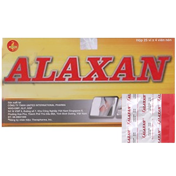 Alaxan giảm đau, hạ sốt (25 vỉ x 4 viên) - 11/2024 | nhathuocankhang.com
