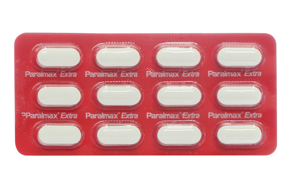 Paralmax Extra giảm đau, hạ sốt (15 vỉ x 12 viên) 03/2023 ...