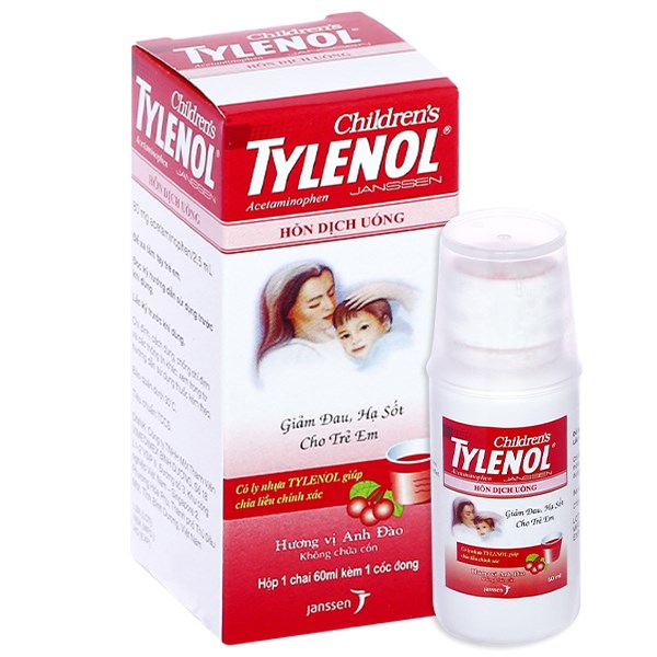 Siro Children's Tylenol 80mg/2.5ml giảm đau, hạ sốt chai 60ml - 02/2025 ...