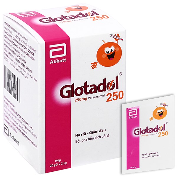 Cốm pha dung dịch Paracetamol Stada 250mg giảm đau, hạ sốt (30 gói x 1g ...