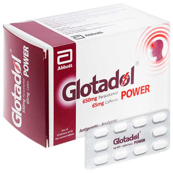 Glotadol Power giảm các cơn đau nặng, hạ sốt (10 vỉ x 10 viên) - 11/ ...