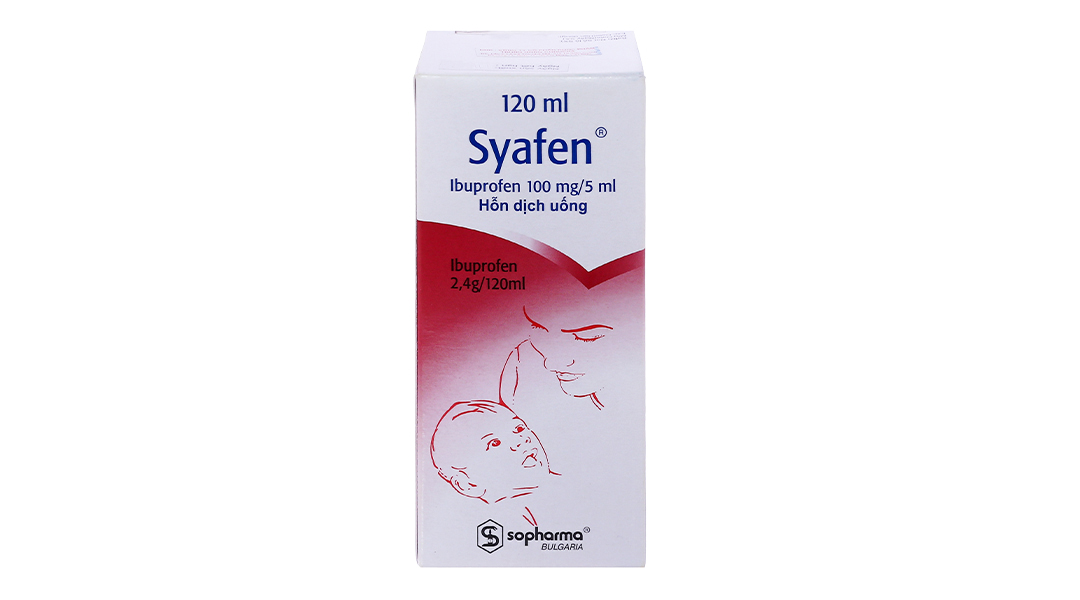 Hỗn dịch uống Syafen 100mg/5ml giảm đau, hạ sốt chai 120ml - 08/2024 ...