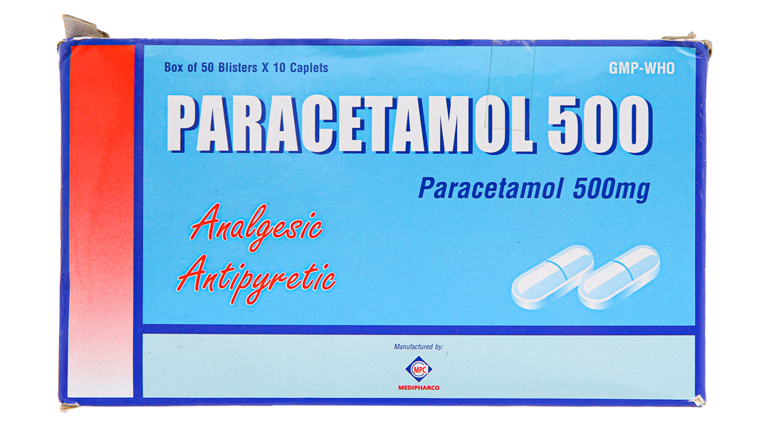 Paracetamol 500 Medipharco trị các triệu chứng đau từ nhẹ đến vừa (50 ...
