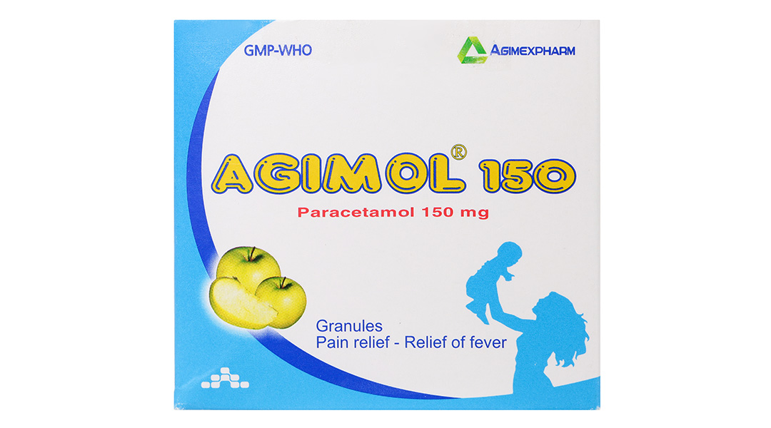 Thuốc cốm Agimol 150 giảm đau, hạ sốt (30 gói x 1g) - 08/2024 ...