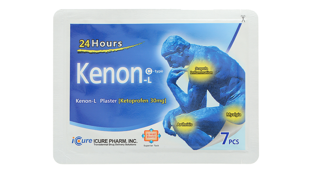 Cao dán Kenon-L 30mg giảm đau, kháng viêm cơ, khớp (20 gói x 7 miếng ...