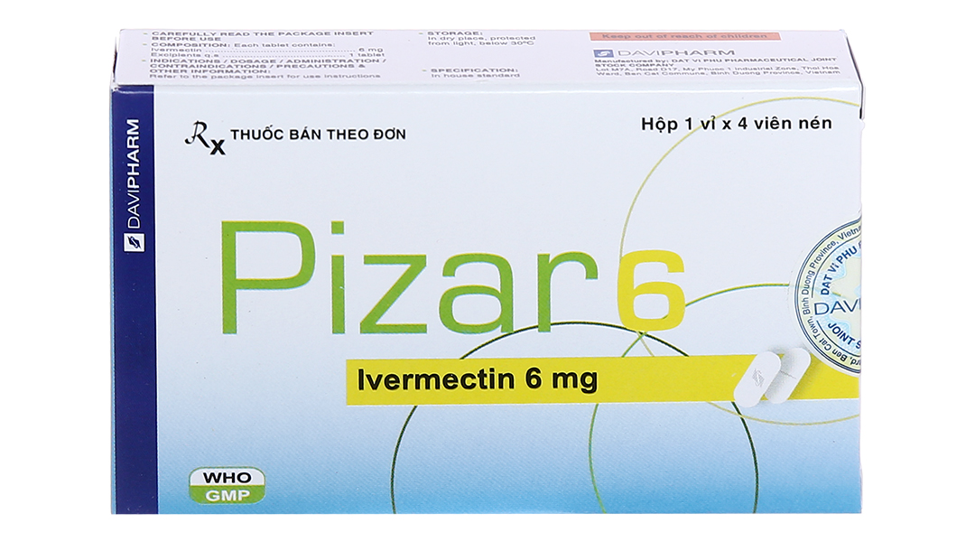 Thuốc Pizar 6mg hộp 4 viên-Nhà thuốc An Khang