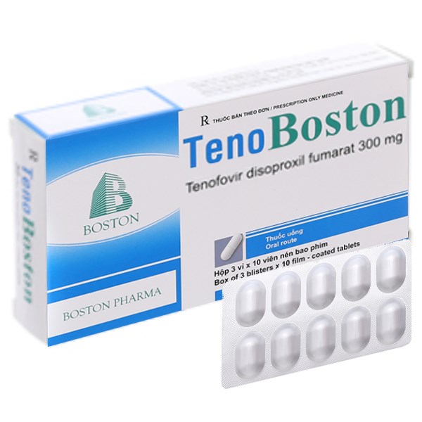 Teno Boston 300mg hộp 30 viên thuốc kháng Virut trị viêm gan B - 11/ ...