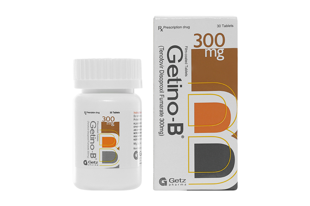 Getino-B 300mg thuốc kháng virus, trị viêm gan B chai 30 viên - 08/2024 ...