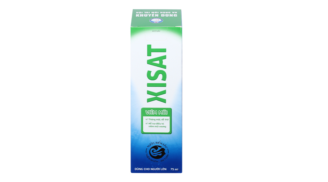 Xịt mũi Xisat Viêm Mũi hỗ trợ trị viêm xoang chai 75ml - 03/2023 ...