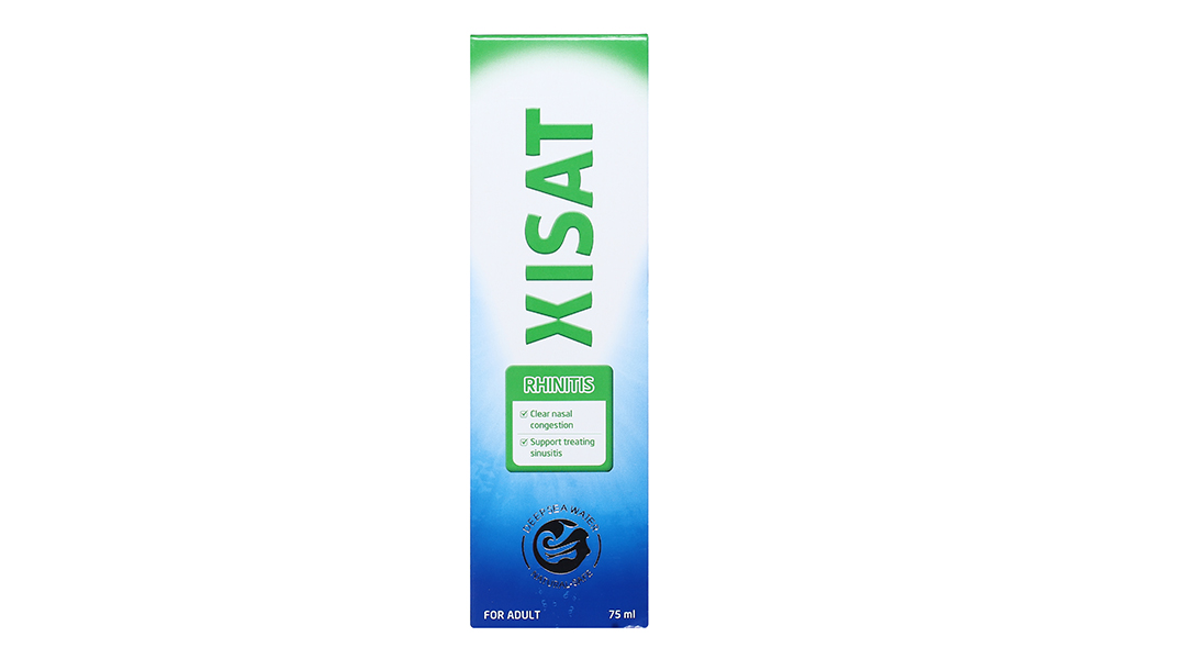 Xịt mũi Xisat hỗ trợ giảm viêm xoang chai 75ml - 08/2024 ...