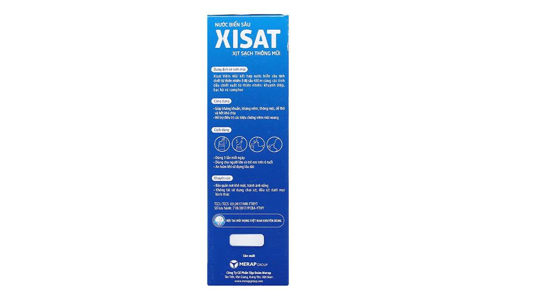 Xịt mũi Xisat hỗ trợ giảm viêm xoang chai 75ml - 08/2024 ...