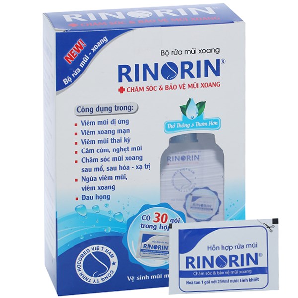 Bộ dụng cụ rửa mũi người lớn Neilmed Sinus Rinse hộp 60 gói hỗn hợp ...