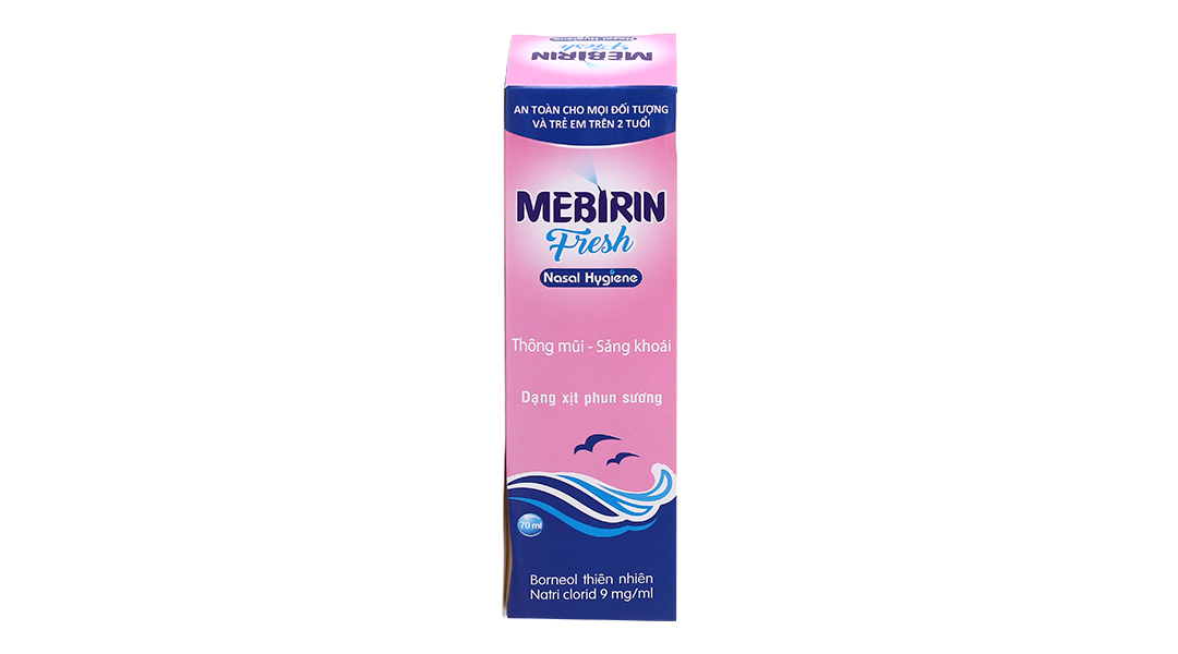 Xịt vệ sinh mũi Mebirin Fresh chai 70ml - Nhà thuốc An Khang