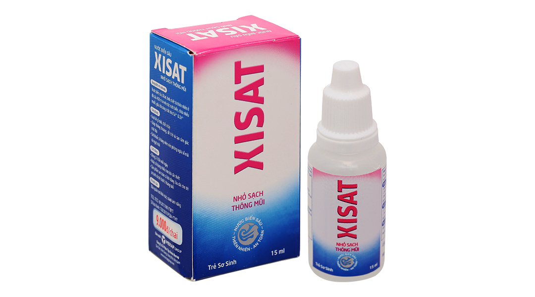 Nhỏ mũi Xisat giúp thông mũi cho bé chai 15ml giảm giá 15% - 08/2024 ...