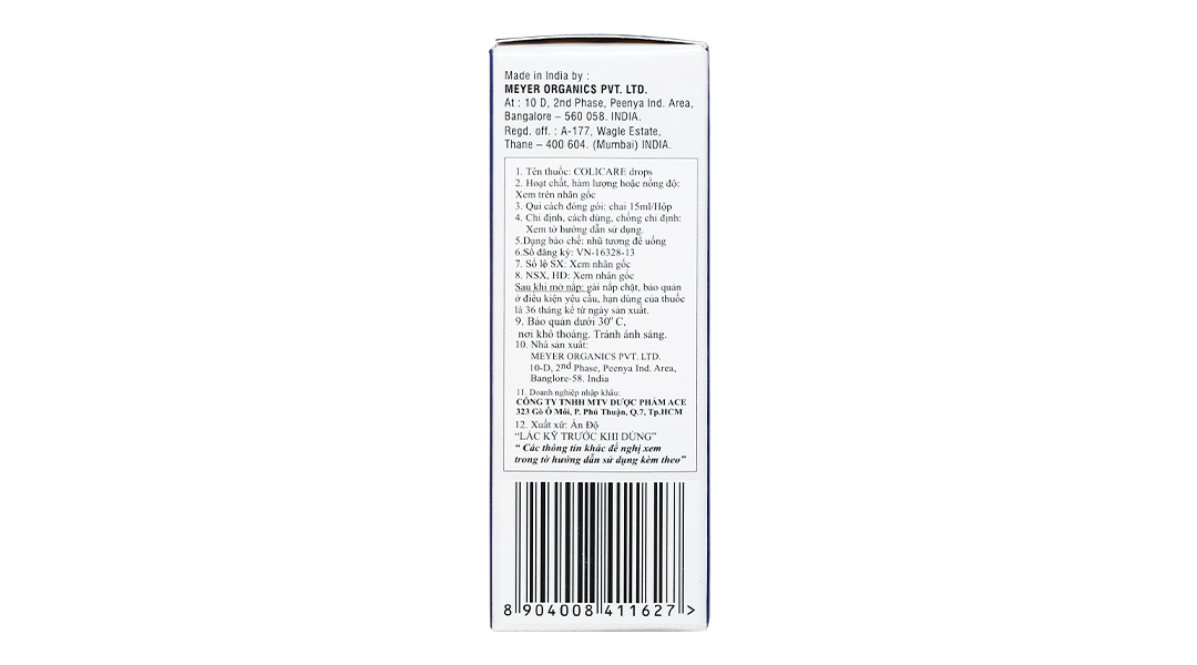 Nhũ tương nhỏ giọt Colicare drops trị triệu chứng đầy bụng, khó tiêu ...