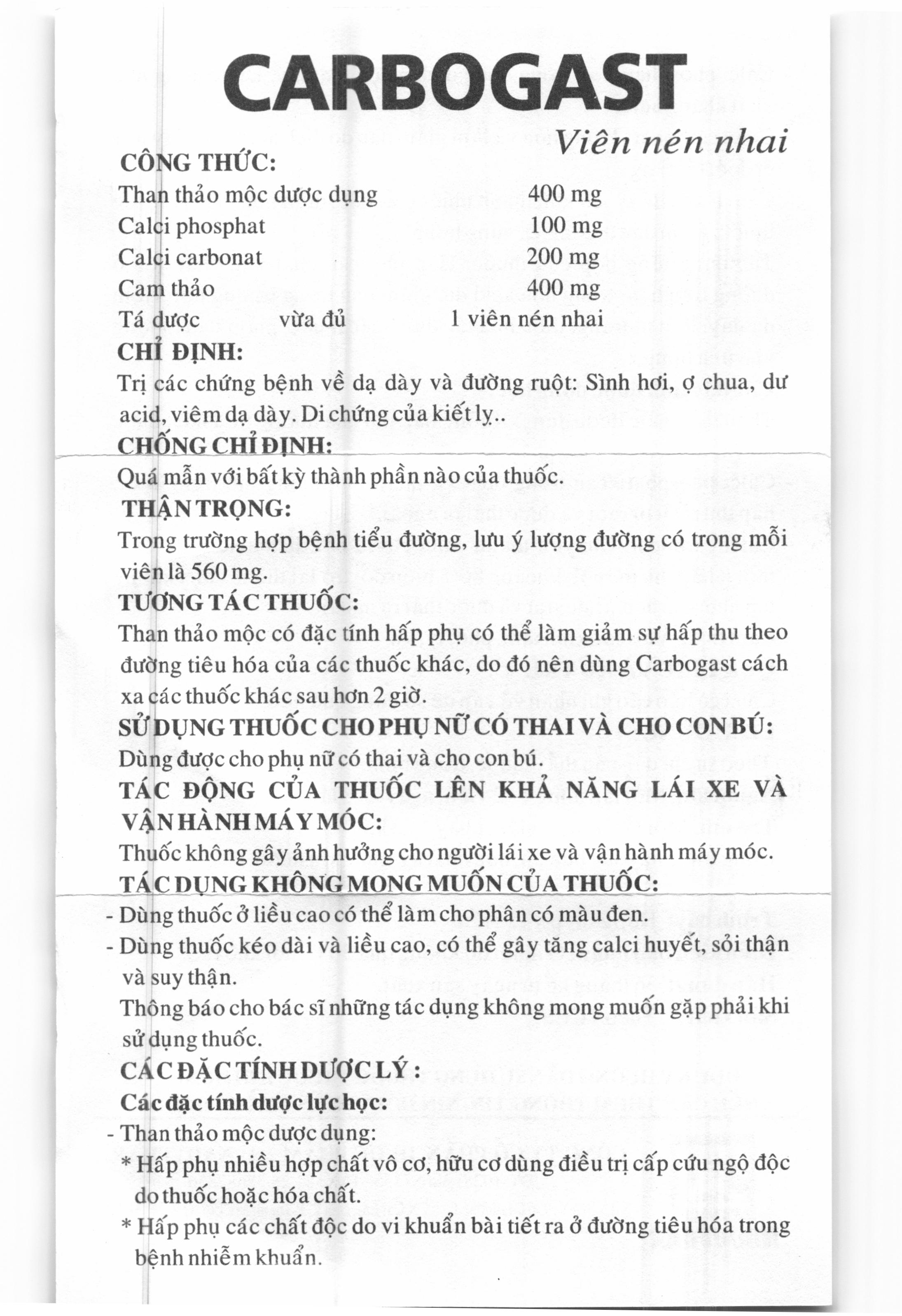 Thuốc Carbogast hộp 2 tuýp-Nhà thuốc An Khang