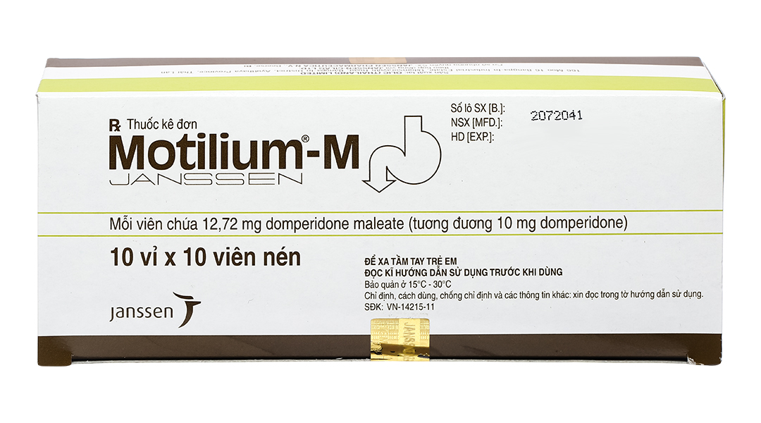 Thuốc Motilium-M 10mg hộp 100 viên-Nhà thuốc An Khang