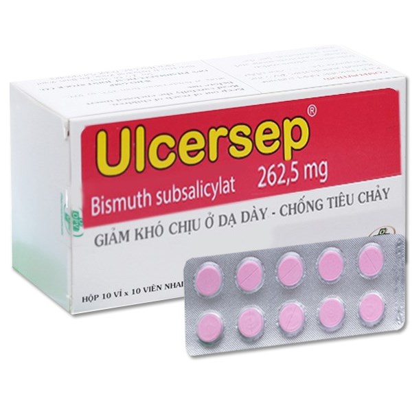 Thuốc Ulcersep 262.5mg giảm khó chịu dạ dày, chữa bệnh tiêu hóa - 11/ ...
