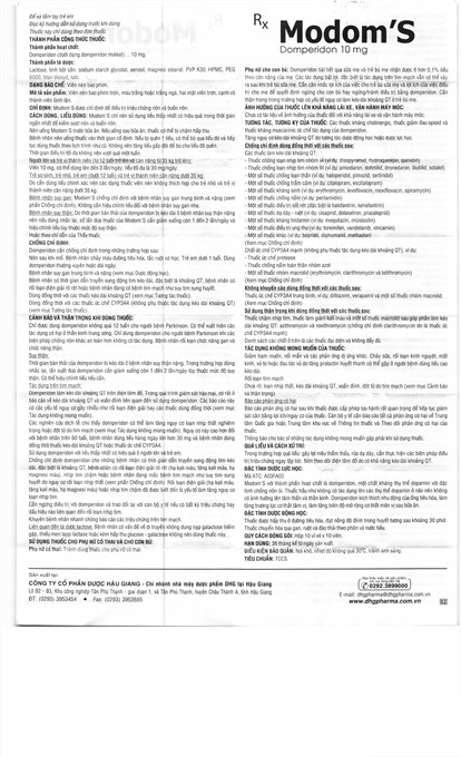 Thuốc Modom's 10mg hộp 100 viên-Nhà thuốc An Khang