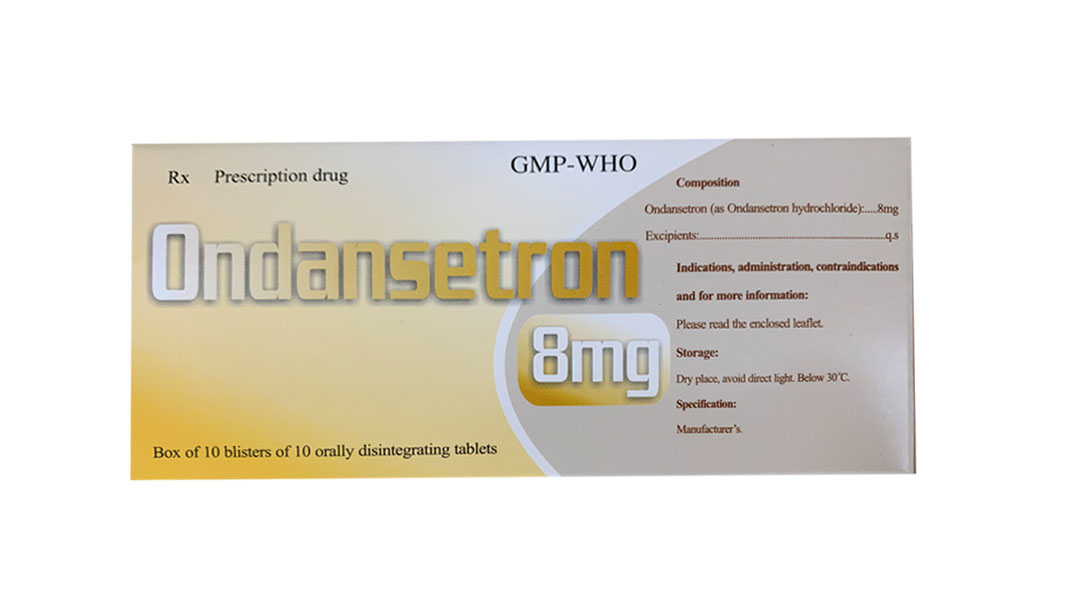 Ondansetron MD Pharco 8mg trị buồn nôn và nôn sau phẫu thuật (10 vỉ x ...