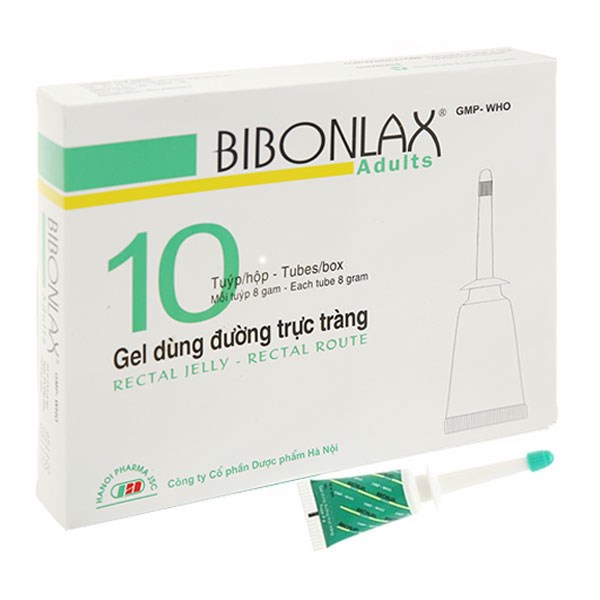 Gel bơm trực tràng Bibonlax Adults trị táo bón (10 tuýp x 8g) - 12/2024 ...