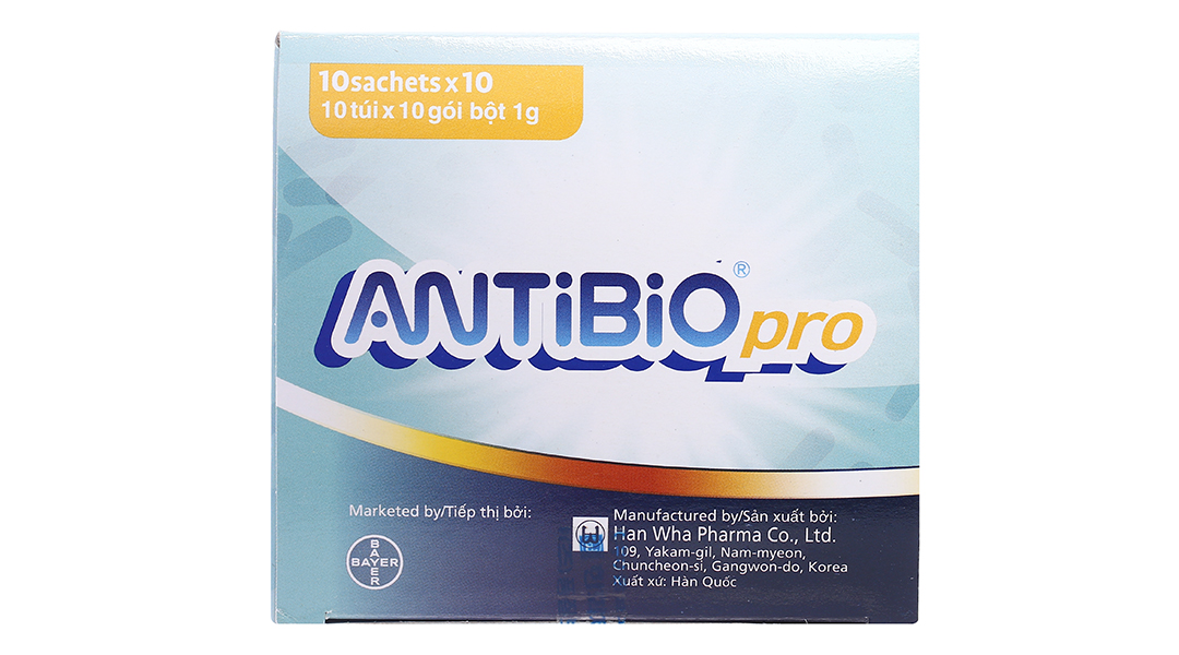 Men vi sinh ANTiBiO Pro bổ sung lợi khuẩn hộp 100 gói x 1g - 08/2024 ...