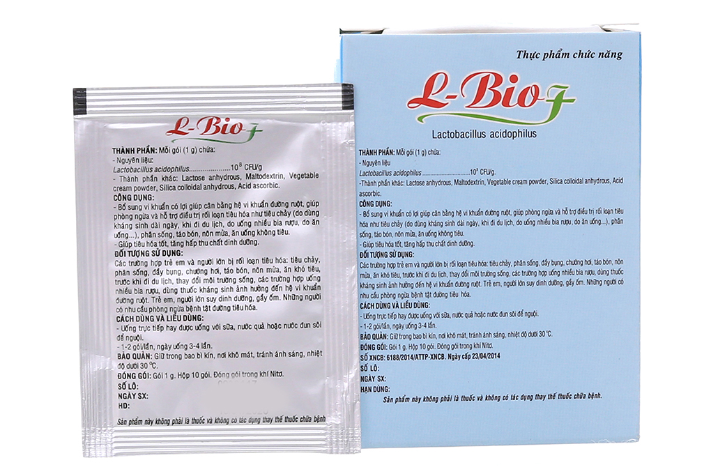 Men vi sinh L-Bio F bổ sung lợi khuẩn hộp 10 gói x 1g - 08/2024 ...
