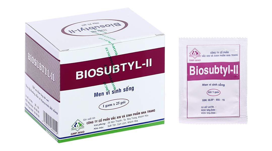 Men vi sinh sống Biosubtyl-II hộp 25 gói-Nhà thuốc An Khang