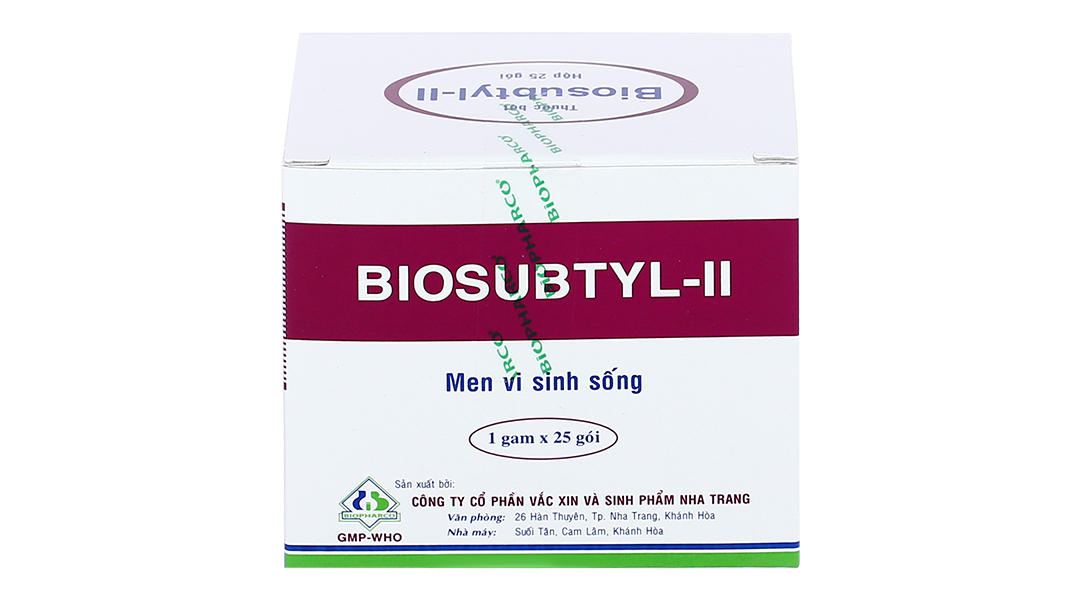 Men vi sinh sống Biosubtyl-II hộp 25 gói-Nhà thuốc An Khang