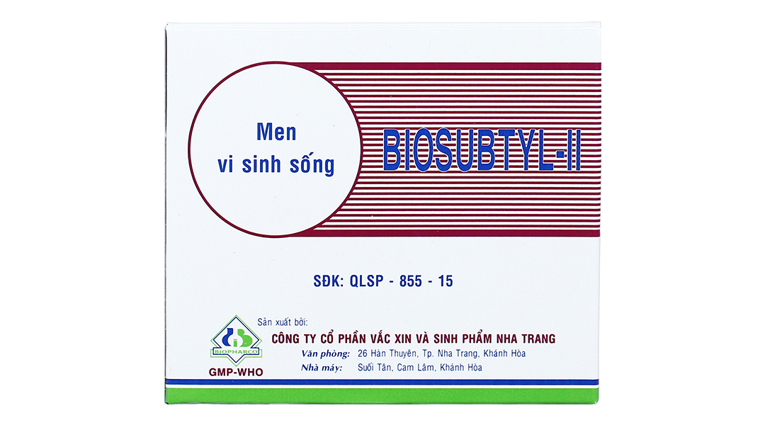 Men vi sinh sống Biosubtyl-II hộp 25 gói-Nhà thuốc An Khang