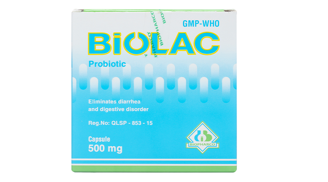 Thuốc Biolac 500mg hộp 100 viên -Nhà thuốc An Khang