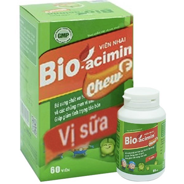 Cốm bổ sung chất xơ, men vi sinh Bio-acimin Fiber hộp 30 gói