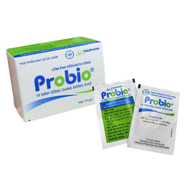 Cốm pha hỗn dịch uống Probio cân bằng hệ vi sinh đường ruột hộp 14 gói ...