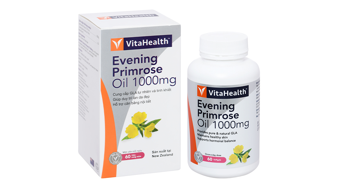 Evening Primrose Oil Vitahealth chai 60 viên Tốt Không?Giá Bao Nhiêu?