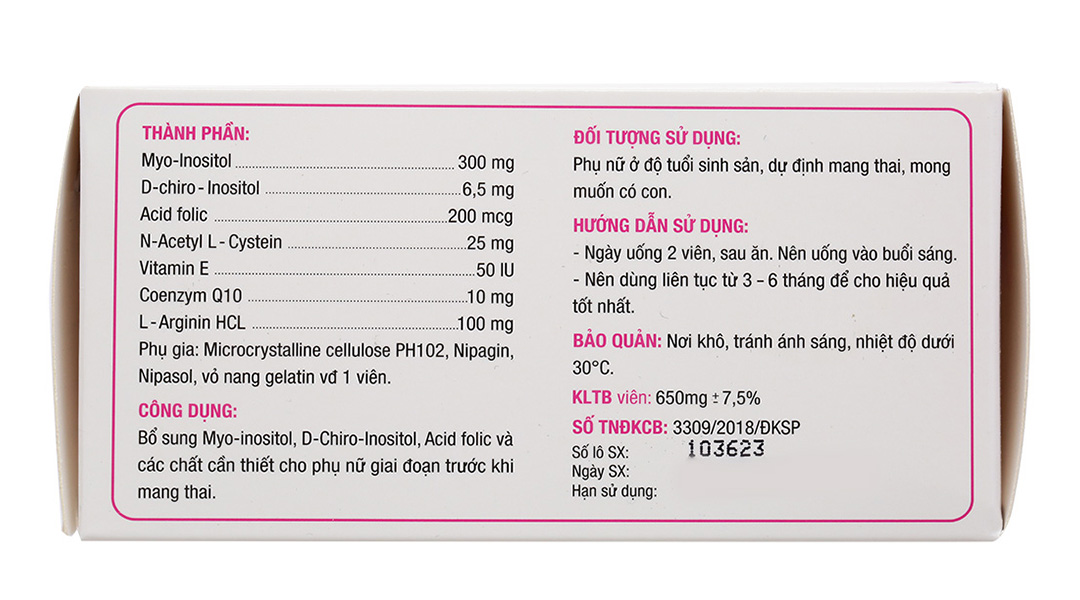 OvaQ Plus bổ sung dưỡng chất cần thiết cho phụ nữ trước khi mang thai ...