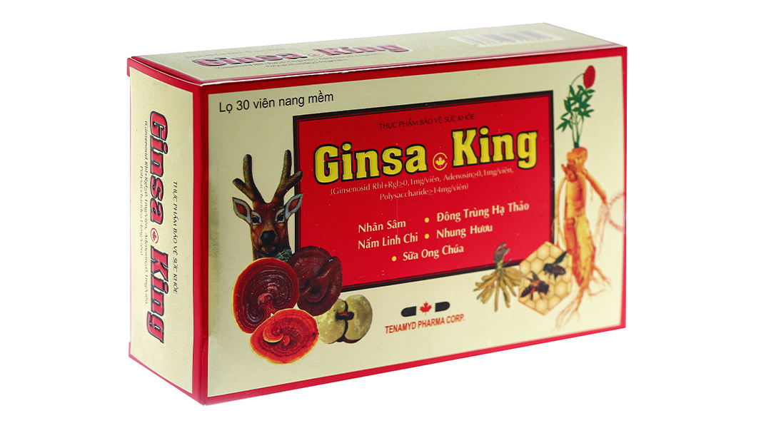 Ginsa King bồi bổ cơ thể, tăng đề kháng lọ 30 viên - 08/2024 ...