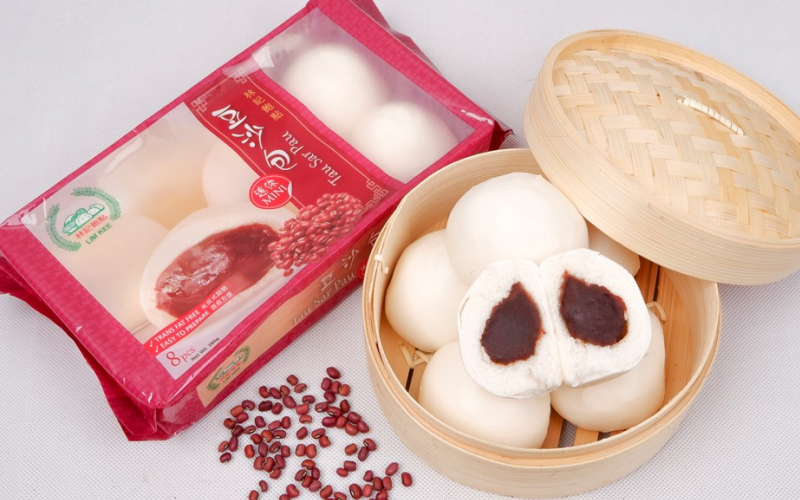 Bánh bao đậu đỏ Lim Kee gói 280g giá tốt tại Bách hoá XANH