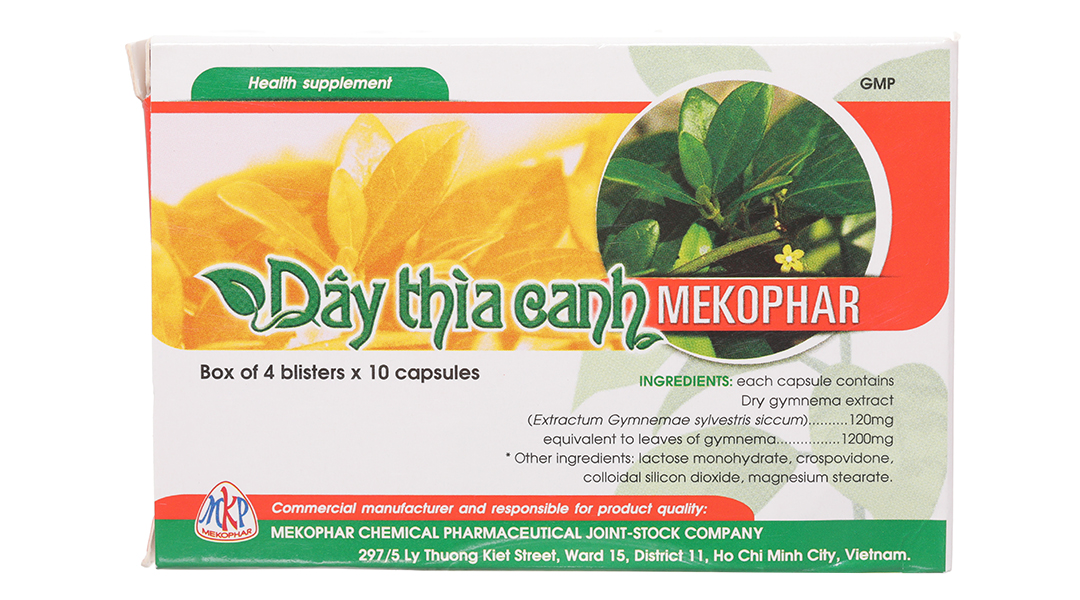 Viên uống dây thìa canh Mekophar ổn định đường huyết hộp 40 viên - 08/ ...