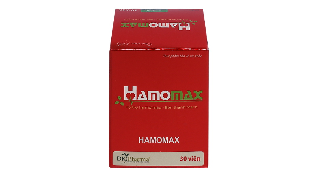 Hamomax hỗ trợ giảm mỡ máu, bền thành mạch chai 30 viên - 07/2024 ...